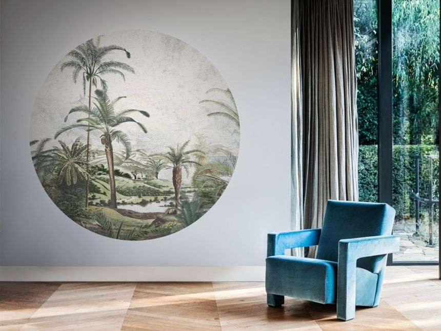 Luxury circular wallpaper with a diameter of 145 cm, 303330 Circles, BN ...